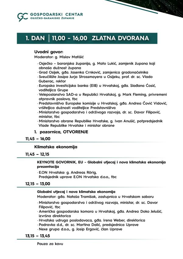 Green Matrix Summit: Skup stručnjaka u Osijeku! Dolaze Dalić, Ergović ...